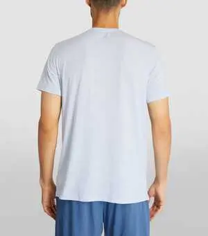 Derek Rose Modal Micro T-shirt - Blue