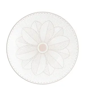 Christofle Porcelain Malmaison Platinum Impériale Bread Plate - Silver