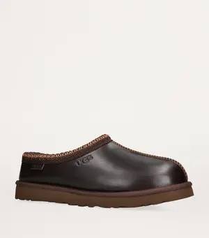UGG Leather Tasman Slippers - Brown