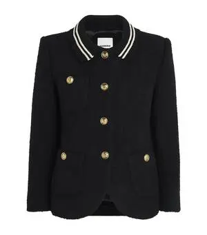 Black Jacket Gold Buttons