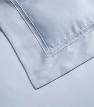 YVES DELORME Triomphe Celeste Double Duvet Cover - Blue