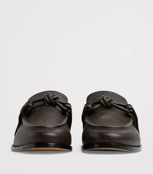 Bottega Veneta Leather Astaire Loafers - Brown