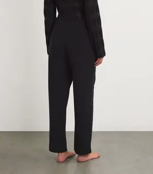 LESET Cotton Straight Leg Trousers