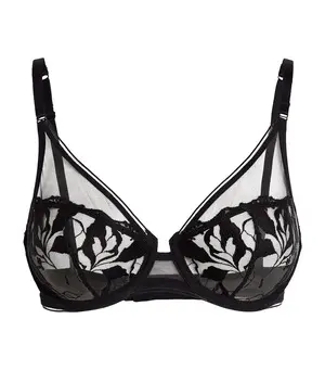 Maison Lejaby Tulle Sin Underwired Bra - Black