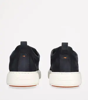 Santoni Clean Icon Suede Sneakers