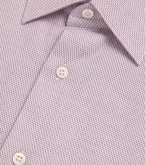 Brioni Cotton Micro-houndstooth Shirt