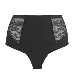 Fantasie High-waist Illusion Briefs - Black