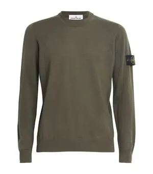 Stone Island Virgin Wool Crew-neck Sweater