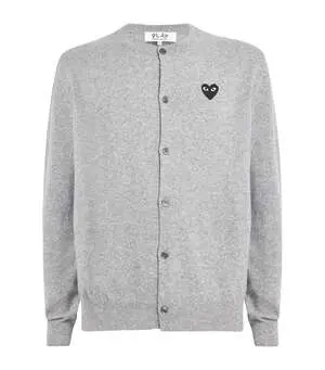 Play Comme Des Garcon Graphic Cardigans For Men