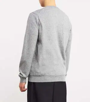 Play Comme Des Garcon Wool Heart Cardigan - Grey