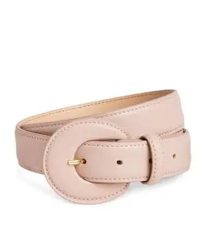 Eleventy Leather Belt - Nude