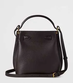 Mulberry Leather Islington Bucket Bag - Black