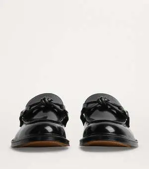 Bottega Veneta Leather Astaire Loafers - Black