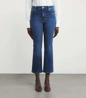 FRAME The Reboot Crop Bootcut Jeans - Blue