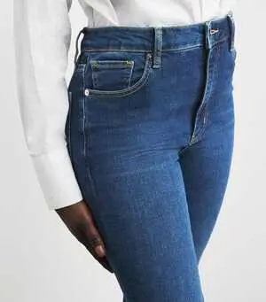 FRAME The Reboot Crop Bootcut Jeans - Blue