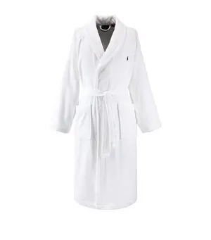 Ralph Lauren Polo Player Bath Robe - White