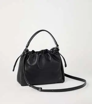 Brunello Cucinelli Small Mellow Bucket Bag - Black
