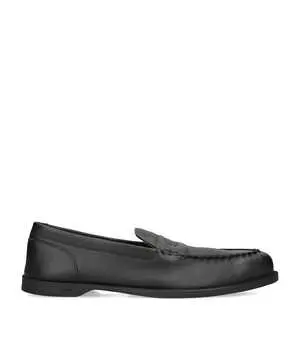John Lobb Leather Pace Loafers