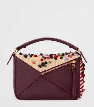 Loewe X Albers Puzzle Top Handle Bag