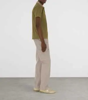 Burberry Cotton Piqué Slim Polo Shirt - Green