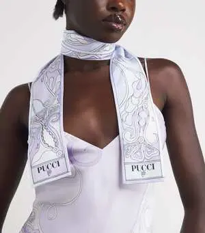 Emilio Pucci Silk Printed Scarf