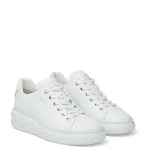 JIMMY CHOO Diamond Light Maxi Leather Sneakers