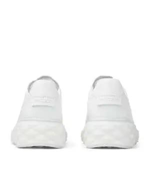 JIMMY CHOO Diamond Light Maxi Leather Sneakers