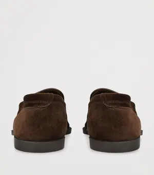 John Lobb Suede Pace Loafers