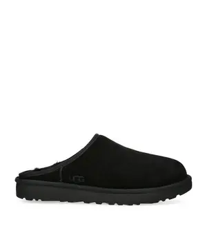 UGG Classic Suede Slippers - Black
