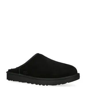 UGG Classic Suede Slippers - Black