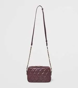 ASPINAL OF LONDON Leather Alice Cross-body Bag - Purple