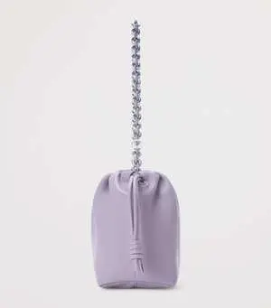 Loewe Medium Leather Flamenco Purse - Purple