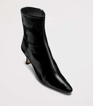 Bottega Veneta Leather Sofia Ankle Boots 60 - Black