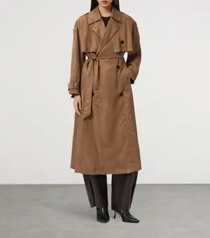 ALLSAINTS Linnie Trench Coat - Brown