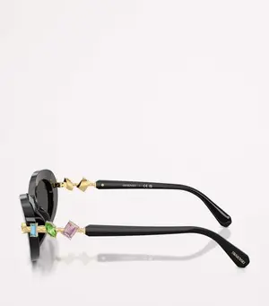 SWAROVSKI Acetate Oval Sunglasses