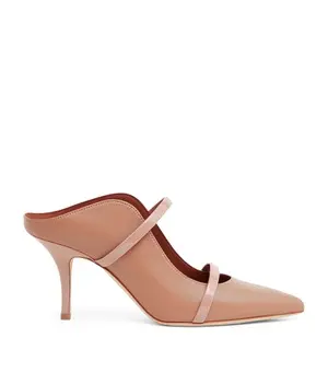 Nude Pointed Toe Mules