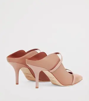 MALONE SOULIERS Leather Maureen Mules - Nude