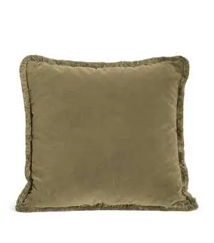 SOHO HOME Velvet Margeaux Cushion - Green