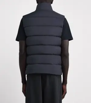 Moncler Padded Down Gilet - Blue