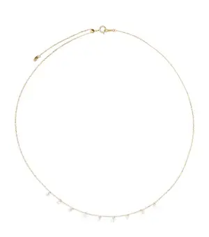PERSEE Yellow 9-stone Danaé Diamond Necklace - Gold