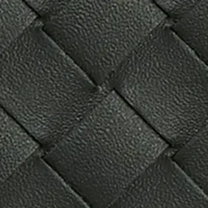 Bottega Veneta Leather Intrecciato Piccolo Bifold Wallet - Green