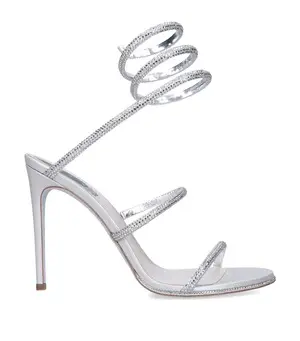Rene Caovilla Embellished Cleo Sandals - Silver