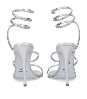 Rene Caovilla Embellished Cleo Sandals - Silver