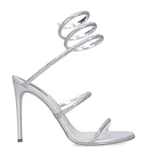 Rene Caovilla Embellished Cleo Sandals - Silver