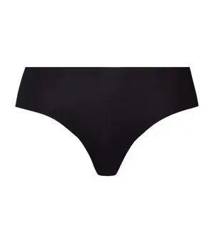 Hanro Invisible Cotton Midi Briefs - Black