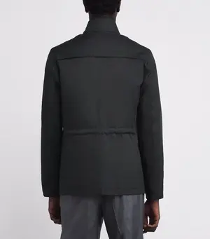 Pal Zileri Cotton-blend Field Jacket - Black
