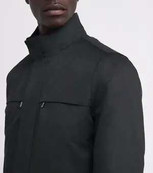 Pal Zileri Cotton-blend Field Jacket - Black