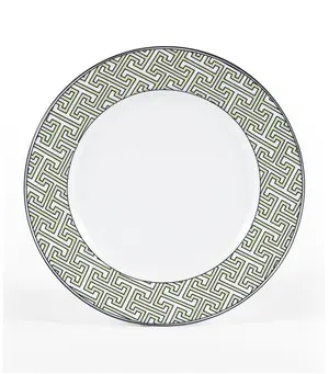 O.W.LONDON Set Of 2 Maze Dinner Plates - Green
