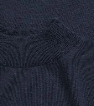 John Smedley Merino Wool Harcourt Sweater - Navy