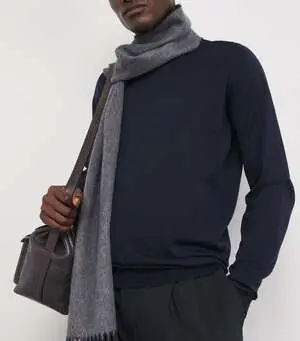 John Smedley Merino Wool Harcourt Sweater - Navy
